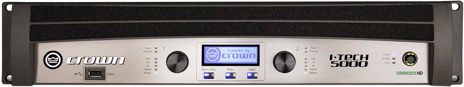 Crown IT5000HD 2 Channel 2500 Watt 4 Ohm Power Amplifier
