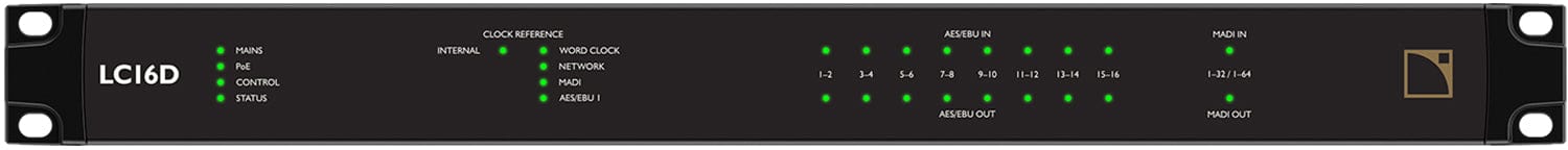 L-Acoustics LC16D-US AES / EBU MADI Network Audio Converter – Solotech