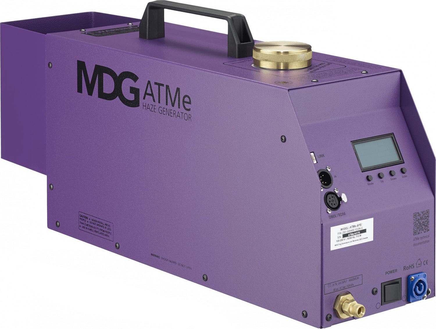 MDG ATMe Single High Output Haze Generator with Onboard DMX