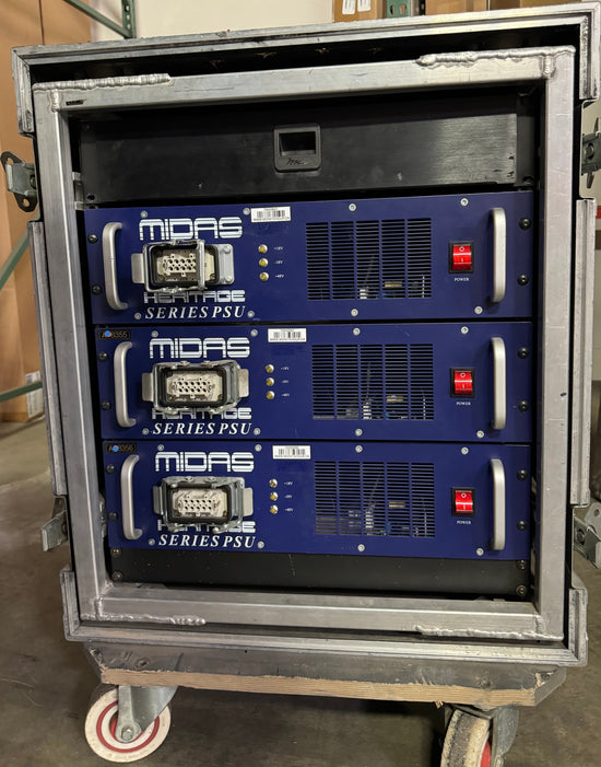 Midas Heritage 3000 48-Channel Live Mixing Analog Console with Power Supply