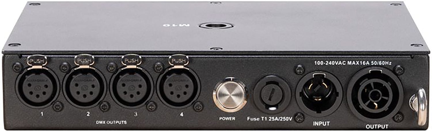 ADJ American DJ NET-4 4-Port DMX Over Ethernet Node with Wired Digital ...