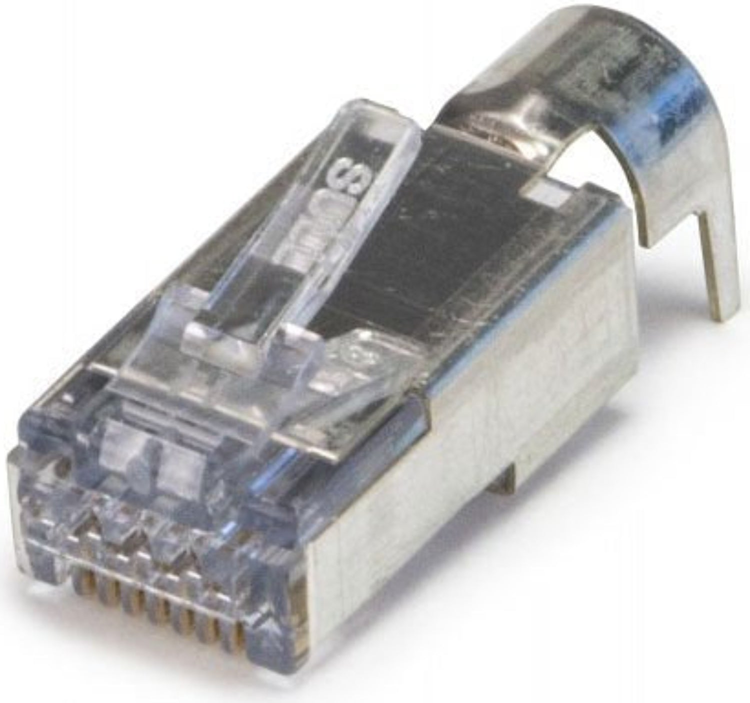 Platinum Tools 105029 ezEX48 CAT6A STP Connector with External Ground ...