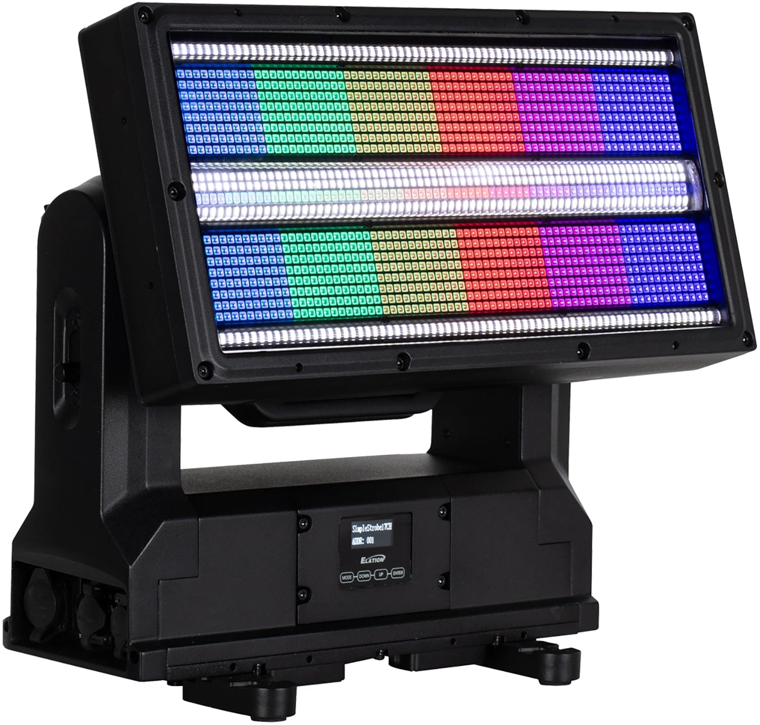 Elation PUL345 Pulse Panel FX Strobe Panel Light with 360 Degree Pan ...