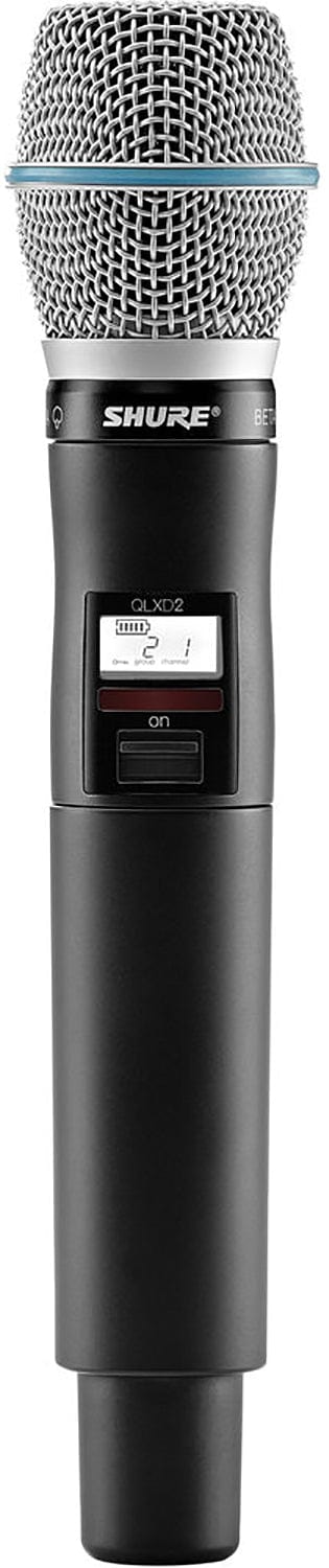 Shure QLXD2/B87A Handheld Transmitter with Beta 87A Capsule - H50 Band ...