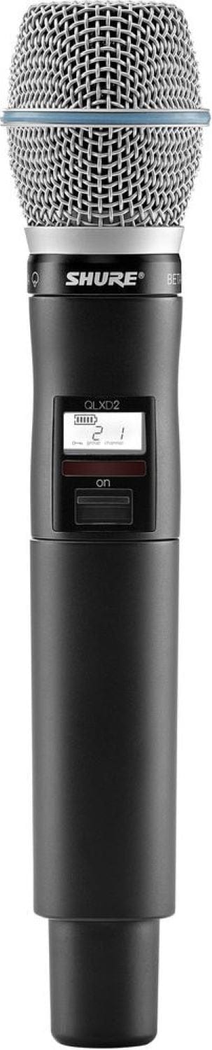 Shure QLXD2/B87A Handheld Transmitter with Beta 87A Capsule - J50A Band