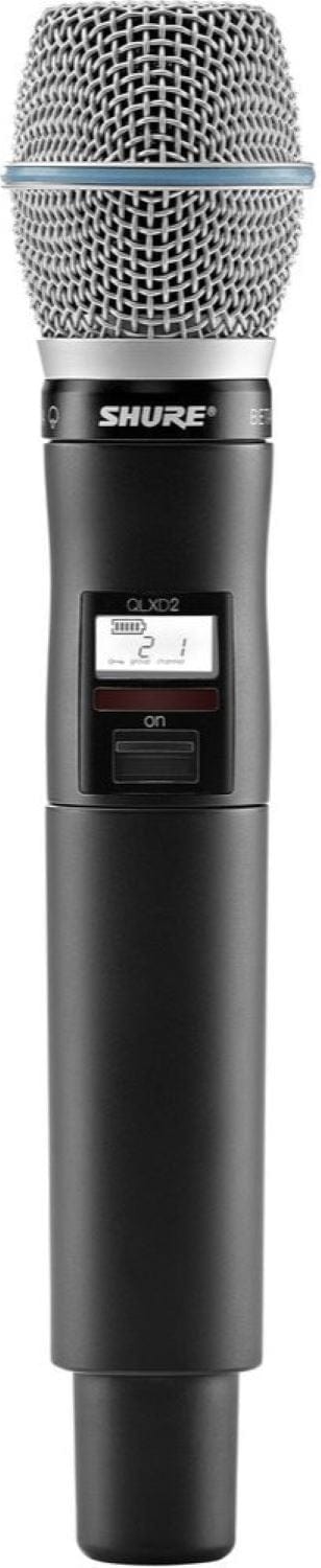 Shure QLXD2/B87C Handheld Transmitter with Beta 87C Capsule - H50 Band ...