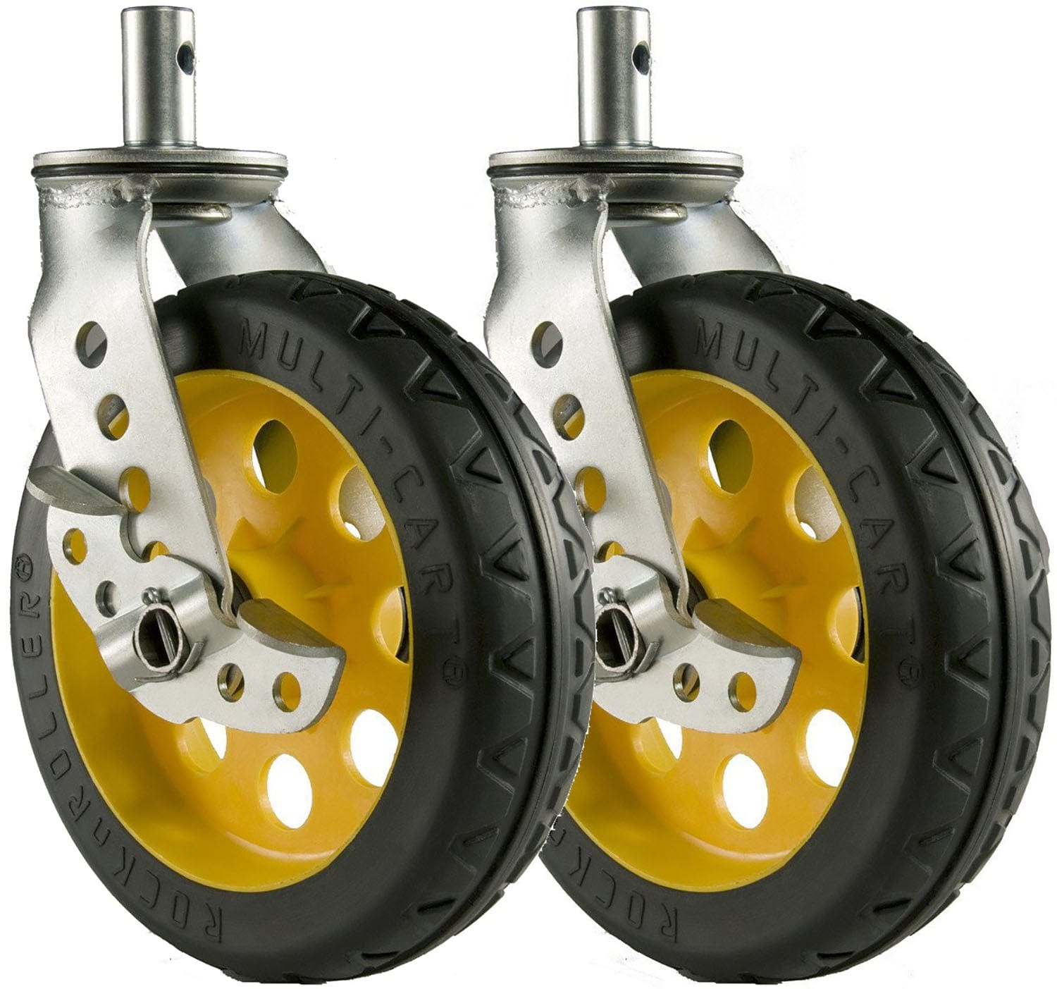 Rock N Roller RCSTR8X2 8 x 2-Inch R-Trac All-Terrain Casters with Brake ...