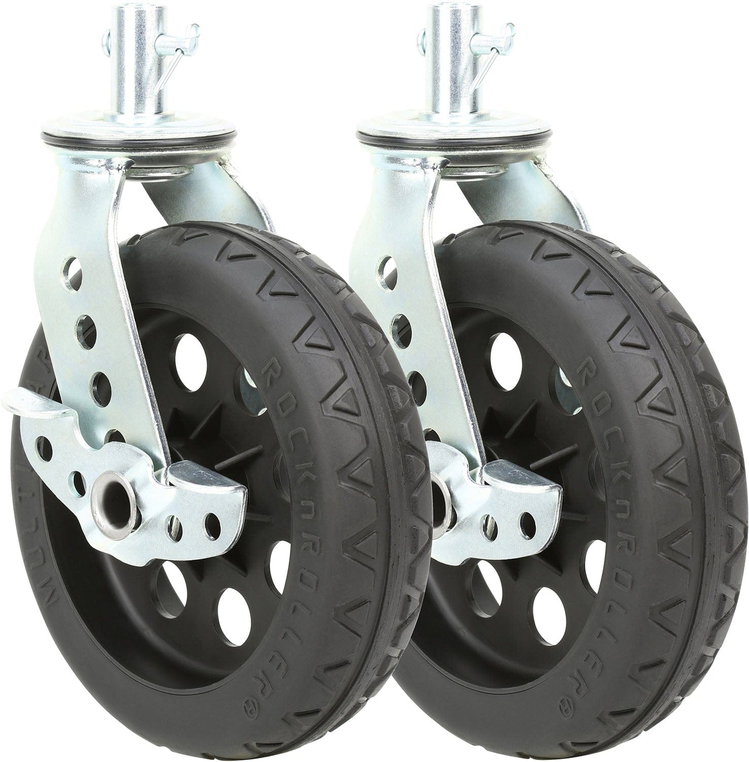 Rock N Roller RCSTR8X2BK 8 x 2-Inch R-Trac All-Terrain Stealth Casters ...