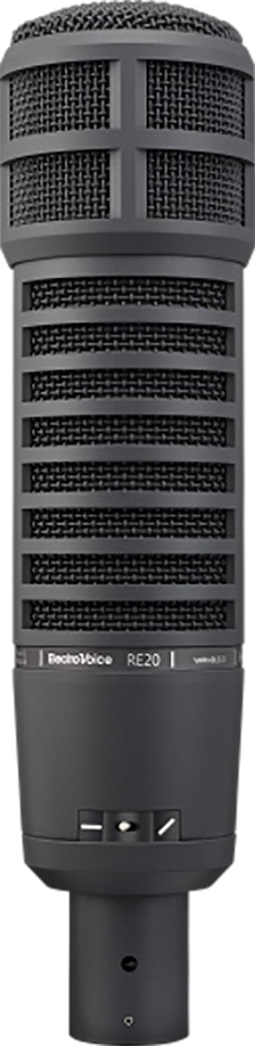 Electro-Voice RE20-BLACK Broadcast Announcers Microphone with Variable ...