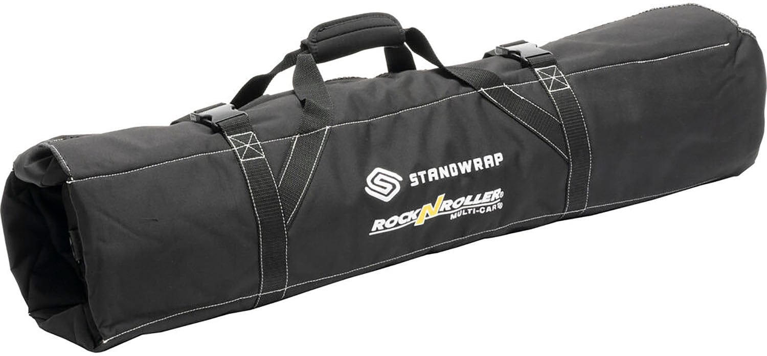 Rock N Roller RSA-SWSM StandWrap 36 Inch 4-Pocket Roll Up Accessory Bag ...