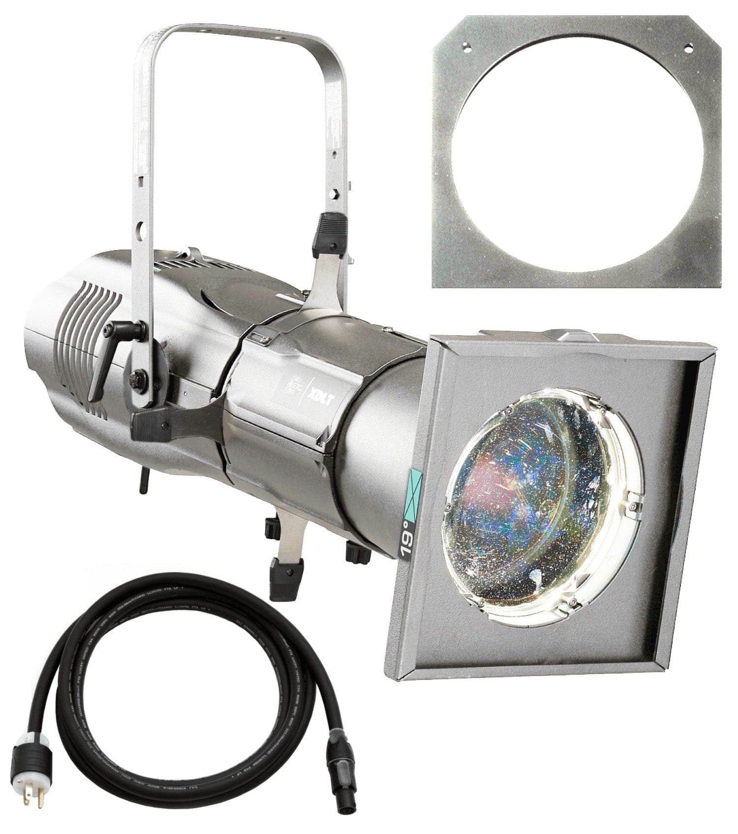 ETC Source Four LED Series 3 Daylight HDR Ellipsoidal with XDLT Shutter and 19-Degree Lens (Silver)