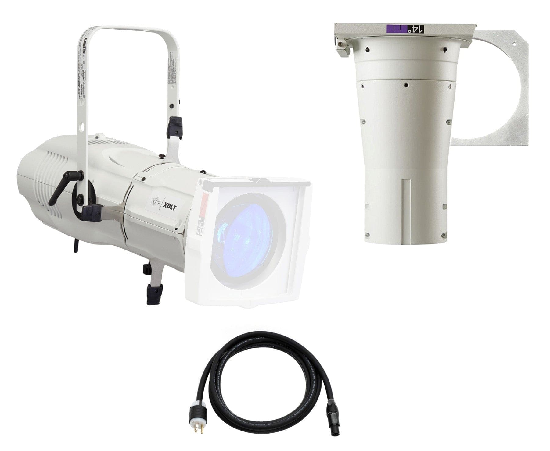 ETC Source Four LED Series 3 Lustr X8 Ellipsoidal with XDLT Shutter and ...