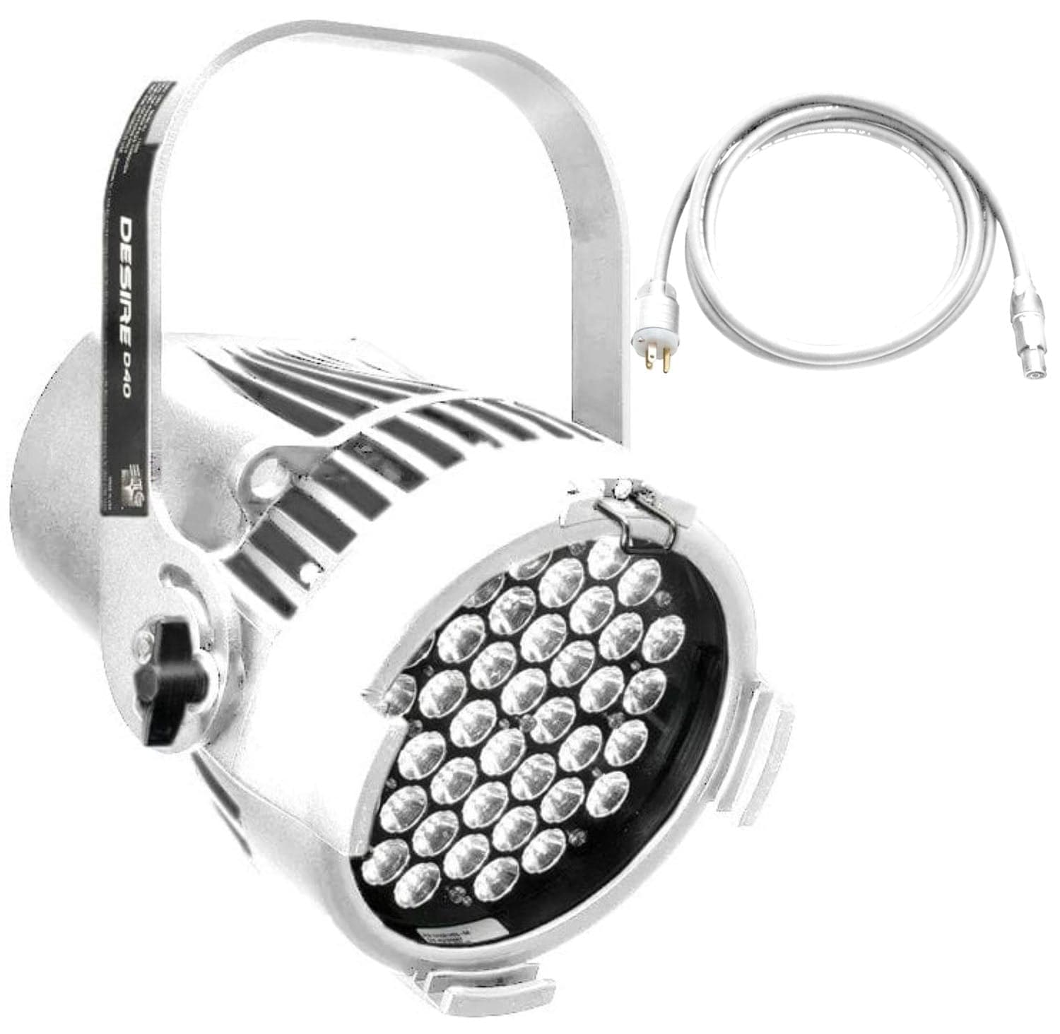 ETC Desire D40 Studio Tungsten LED Par with Edison Plug - White
