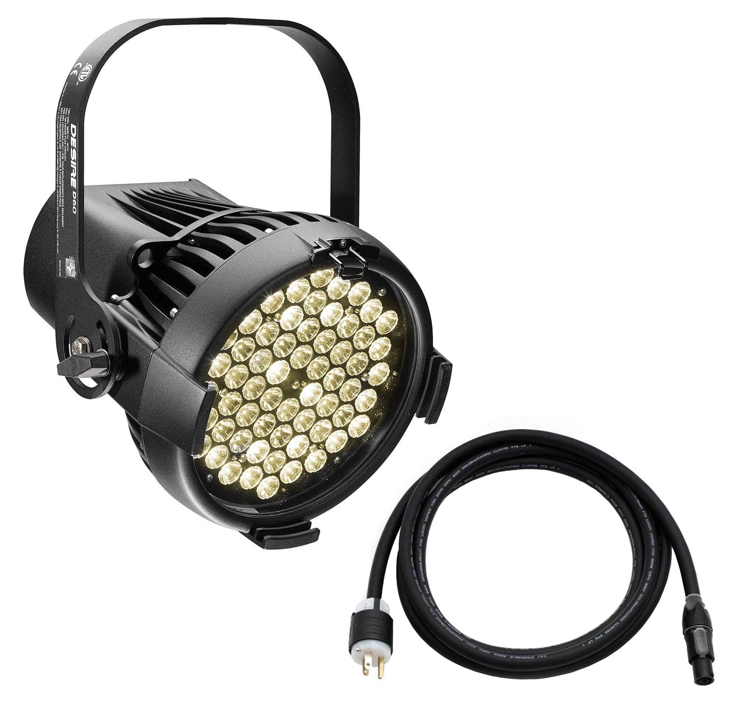 ETC Selador Desire D60 Studio Daylight LED Par with Edison Plug - Black ...