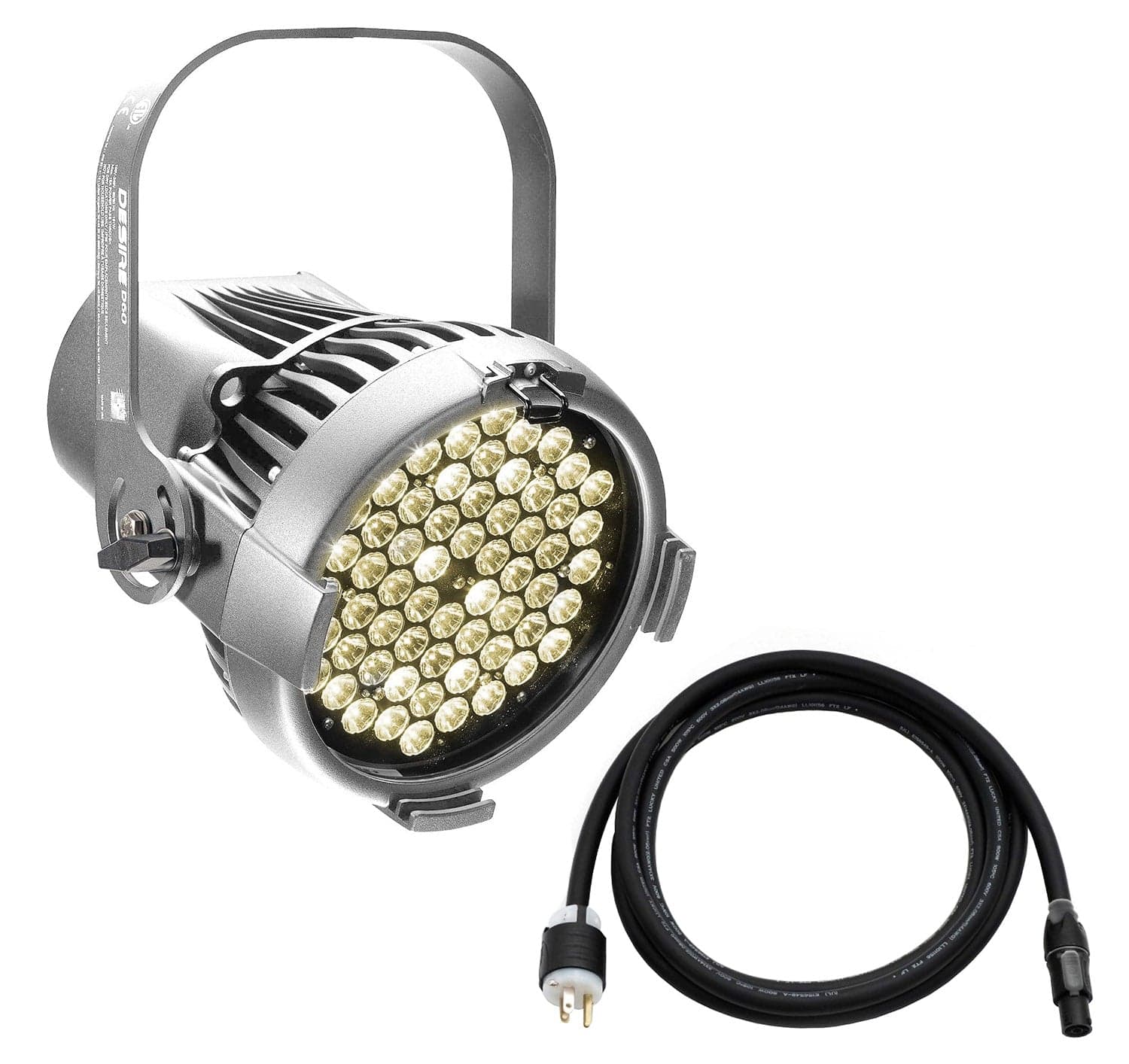 ETC Selador Desire D60 Studio Daylight LED Par with Edison Plug - Silver
