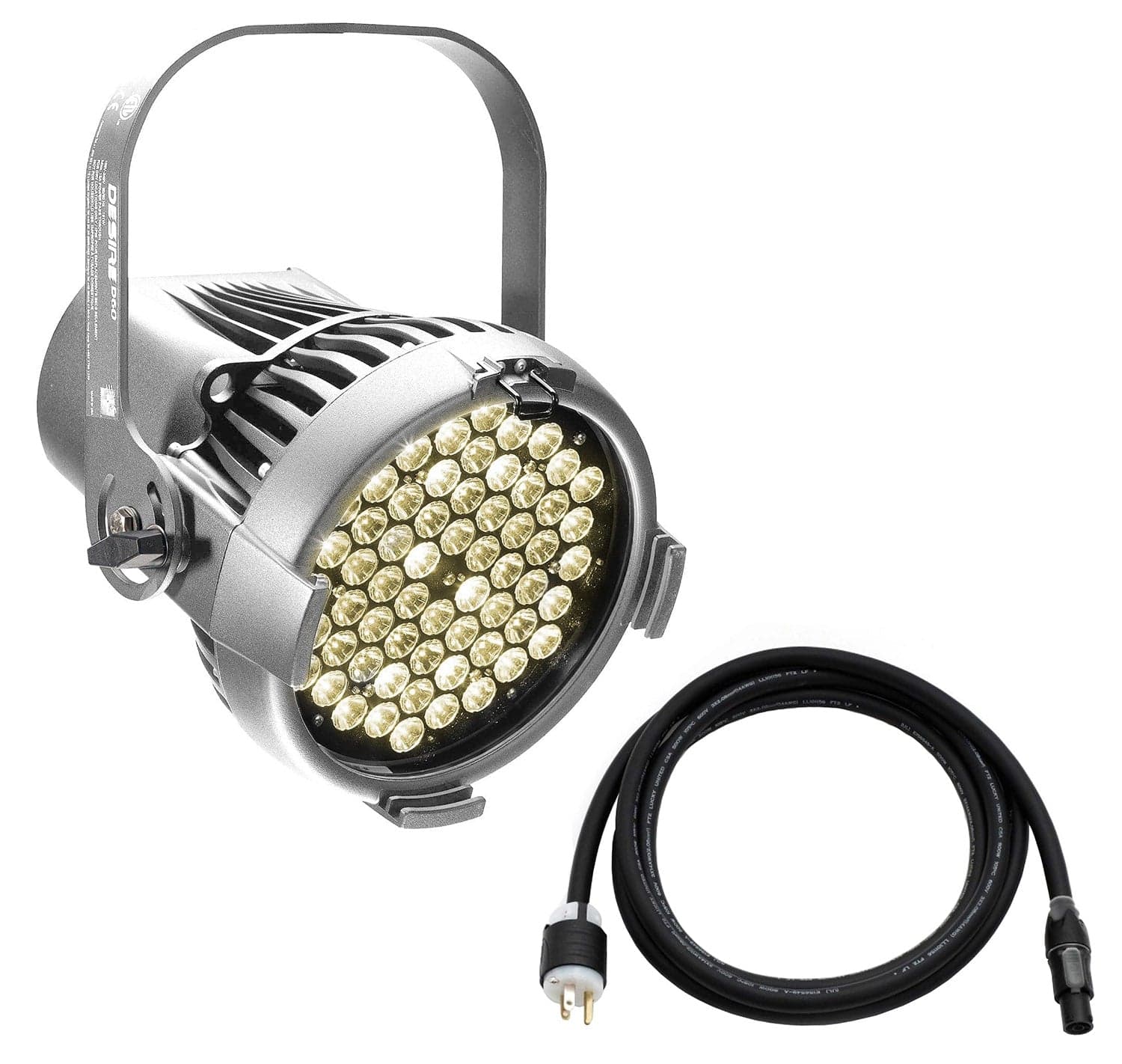 ETC Selador Desire D60 Studio Tungsten LED Par with Edison Plug - Silver