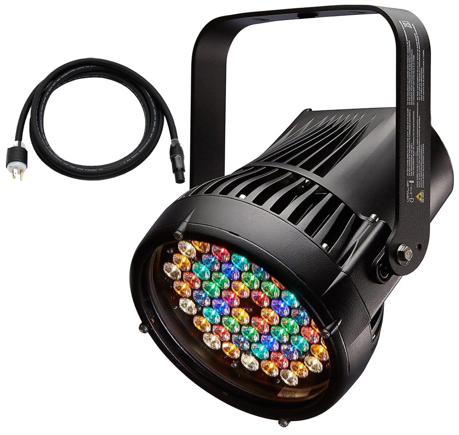 ETC Desire D60X Lustr+ LED Par with Edison Plug - Black | Solotech