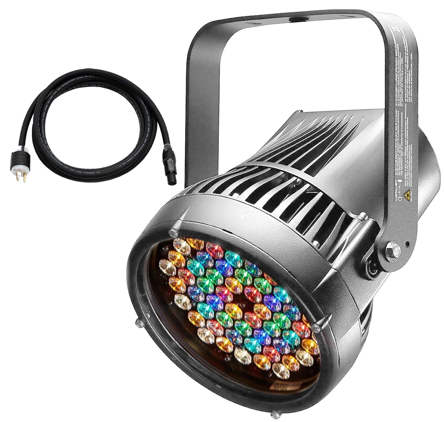 ETC Desire D60X Vivid LED Par with Edison Plug - Silver
