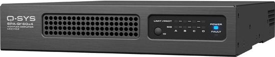 Q-SYS SPA-QF 60x4 4-Channel - 60-Watt per Channell Q-Sys Network Audio ...