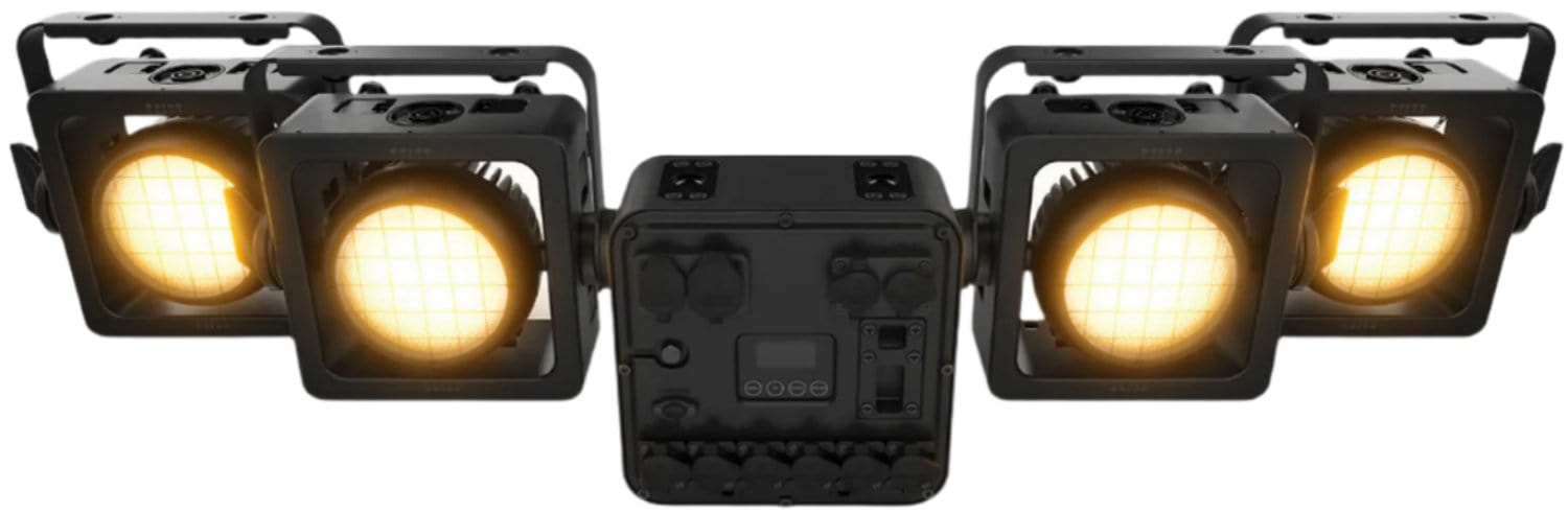 Chauvet Pro Strike Array 1 Housed LED Light with Remote Driver - 4-Pack Kit