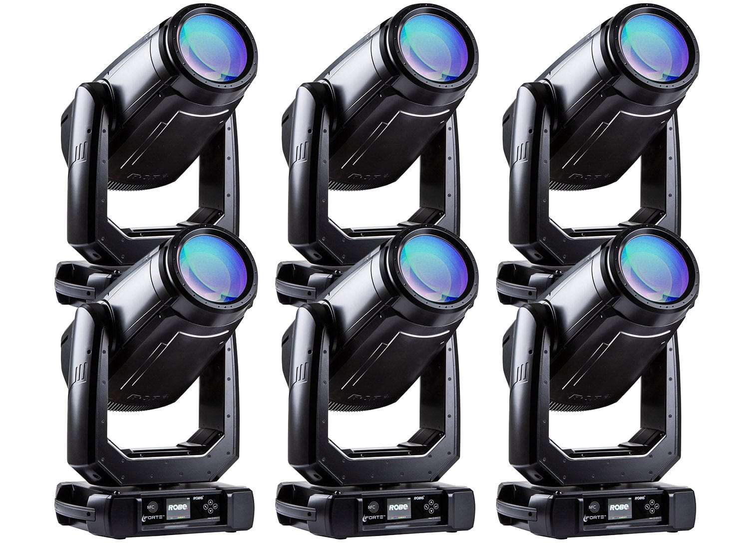 Robe iFORTE White LED Spot Wash Moving Light IP65 Set of 6