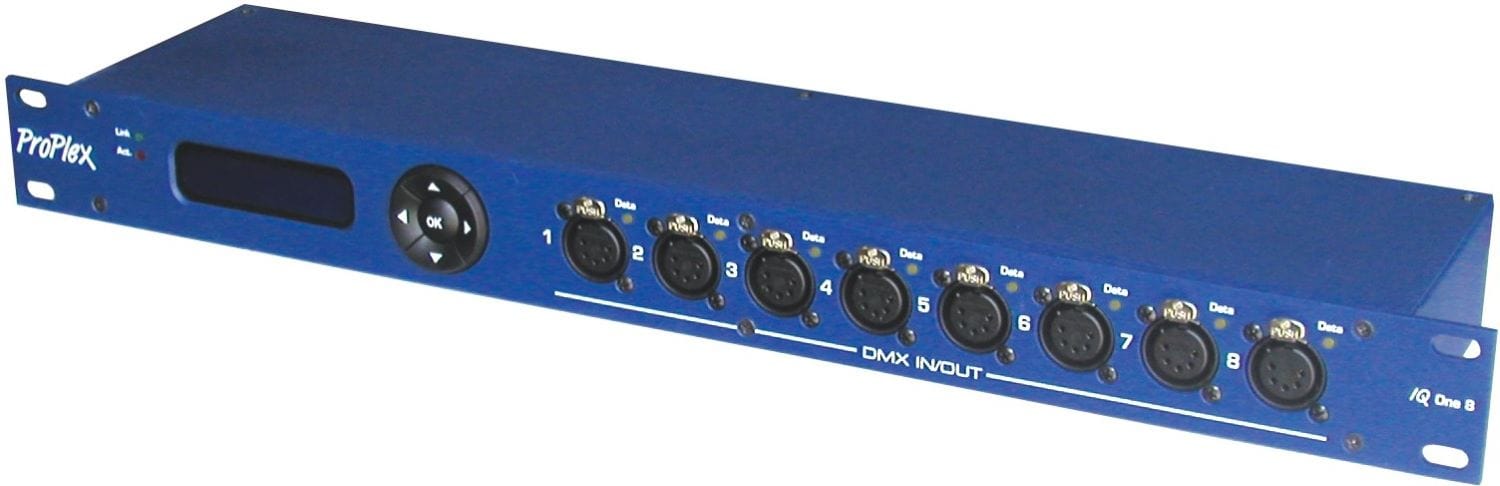 TMB Pro Plex IQ ONE Optical Bidirectional Ethernet-DMX Node 8 DMX 3Eth