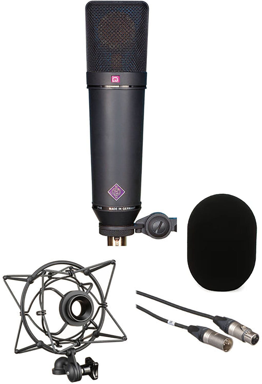 Neumann U-87-AI-MT-SET-Z Set with U 87 AI Microphone / EA 87 Mount / WS ...
