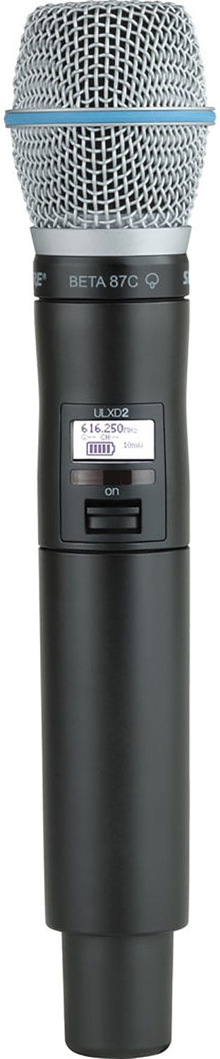 Shure ULXD2/B87C Digital Handheld Transmitter with Beta 87C Capsule ...