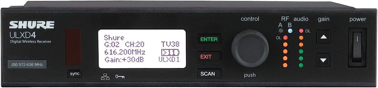Shure ULXD4 Digital Wireless Receiver - V50 Band – Solotech