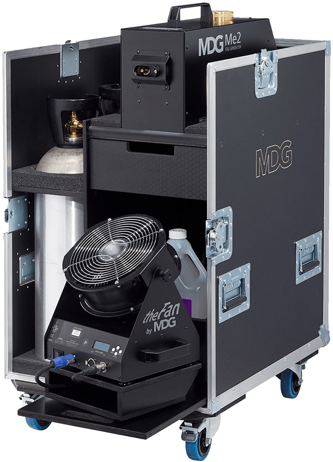 MDG Vertical Flight Case for Me4 or M5 Haze / Fog Generators – Solotech