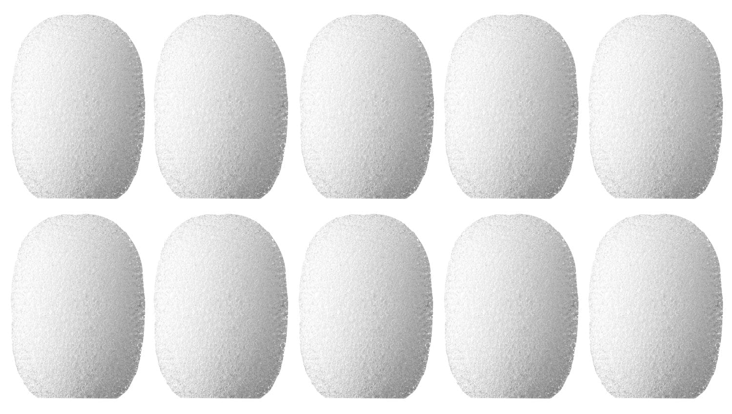 AKG 6500H00480 / W82 (10 Pack) Windscreens for LC82 MD MicroLite Microphones - White