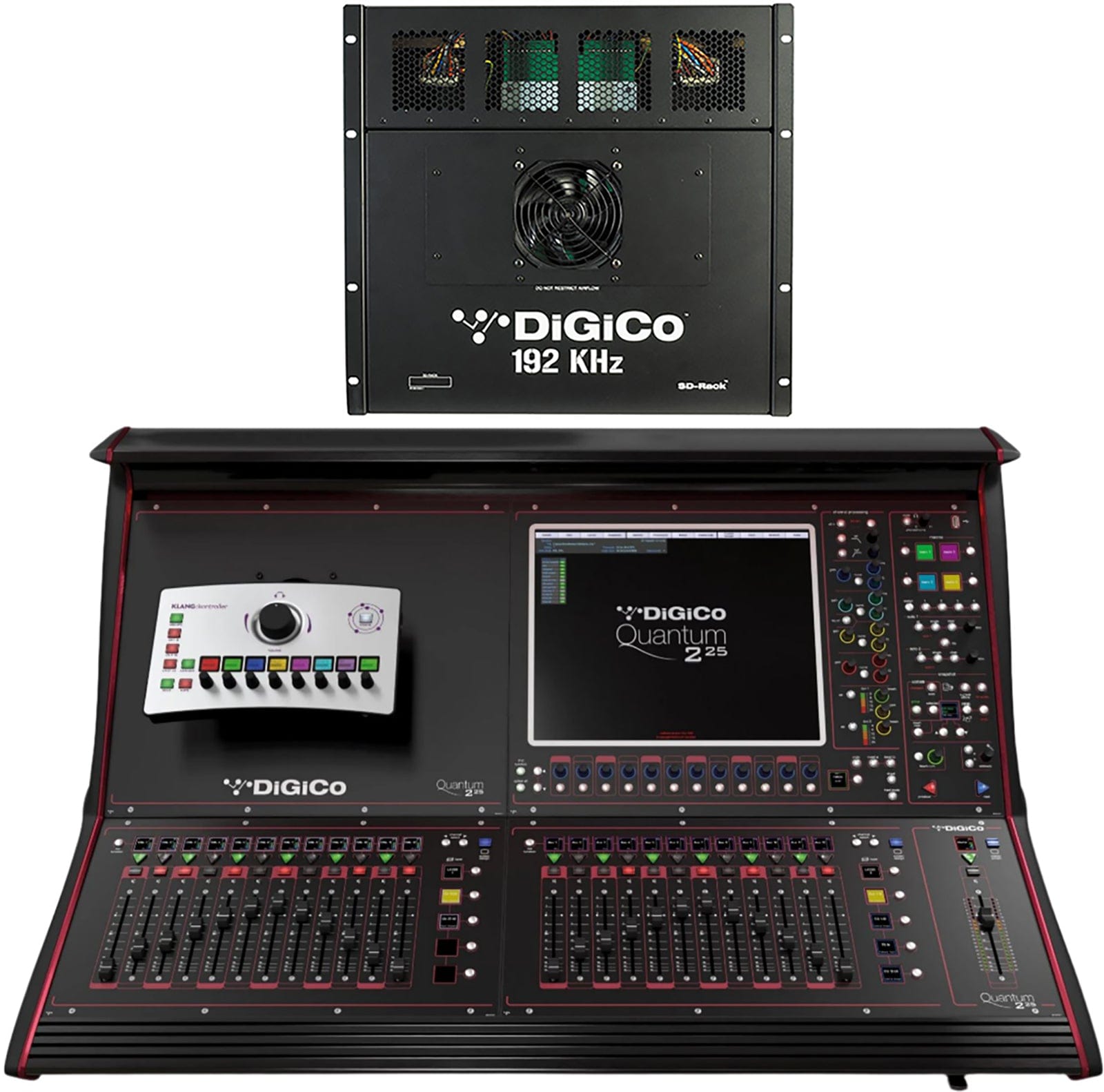 DiGiCo Quantum 225 Digital Mixing Console SD Package - MADI and One ...