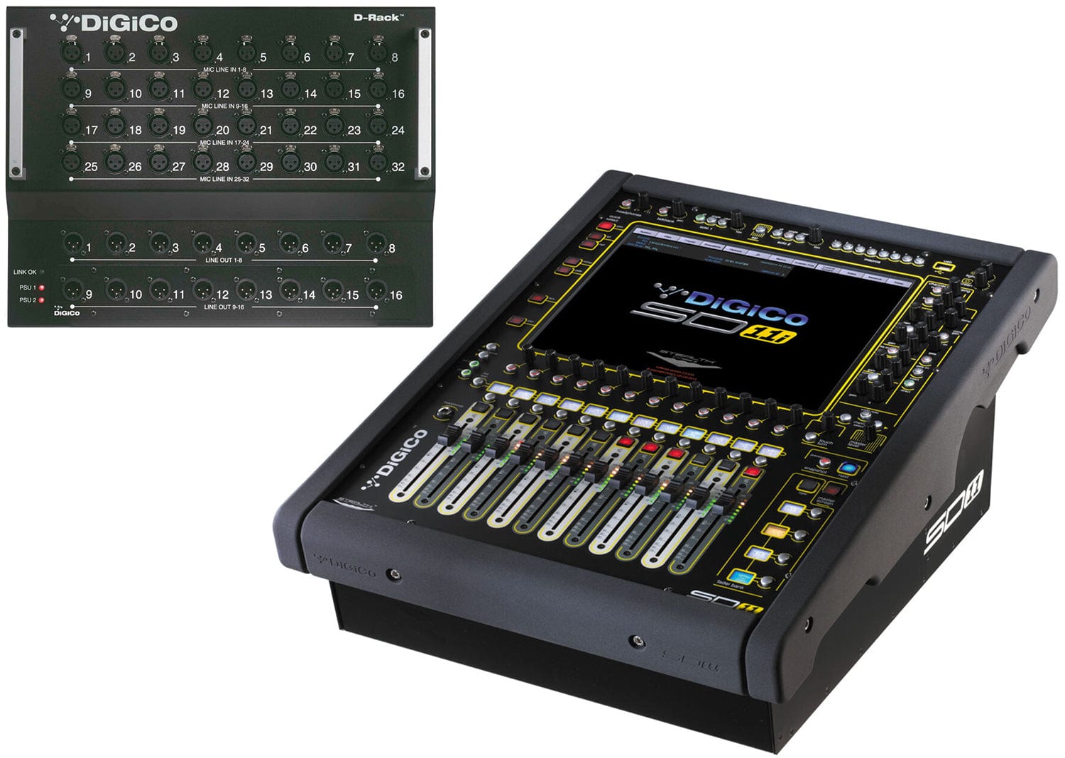 DiGiCo SD11i Rack Pack - MADI and One Multi-Mode Optics HMA