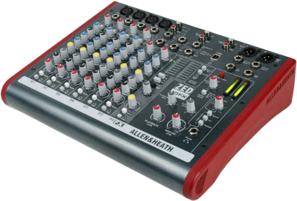 Allen & Heath ZED 10FX PA Mixer with USB & Effects – Solotech