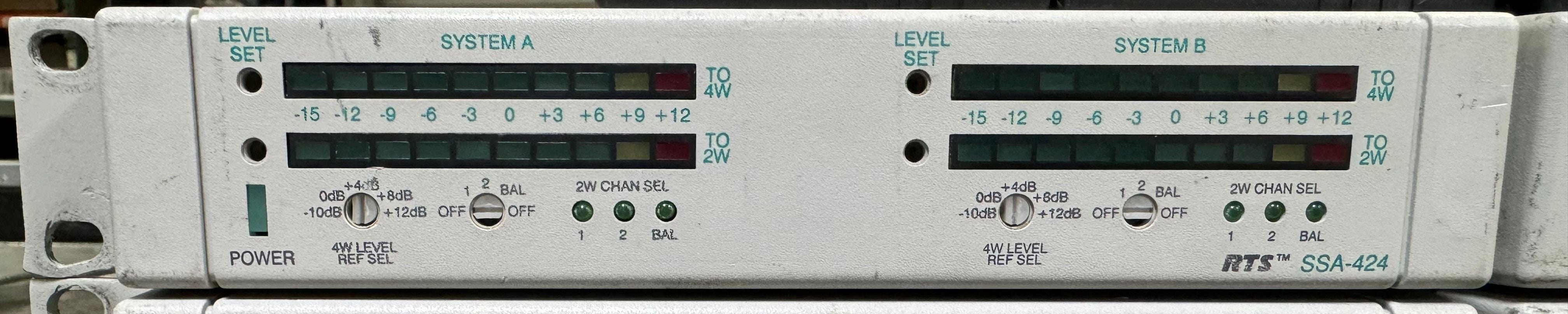Telex SSA424 Dual 2-Wire to 4-Wire Comm Interface for ADAM Intercom Sy