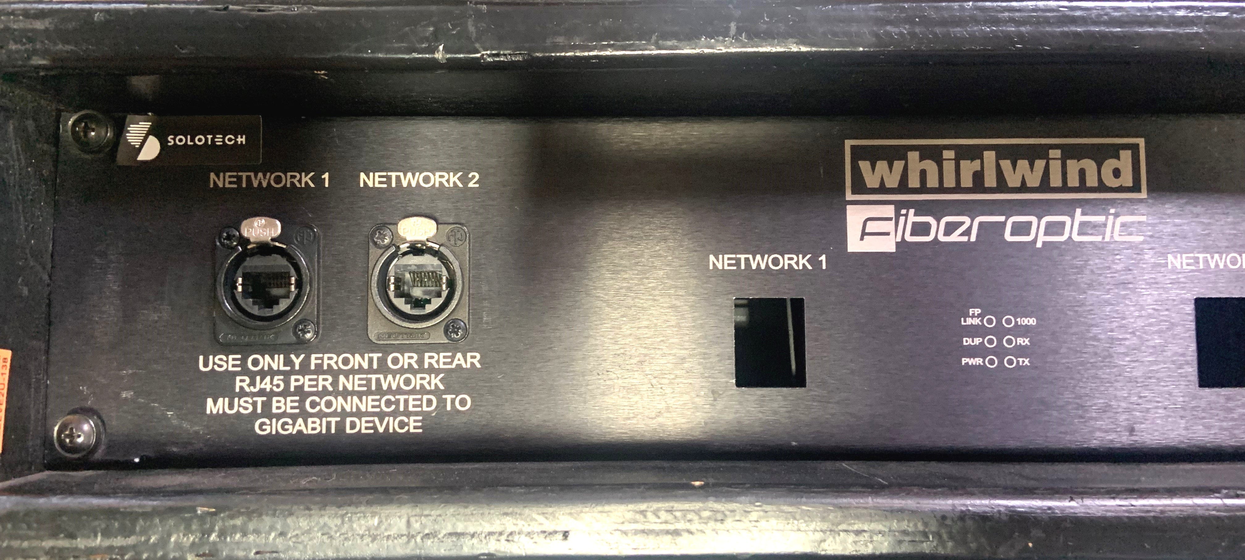 Whirlwind OFNMIOBOX OpticalCON Quad to Cat5 Format Converter | Solotech