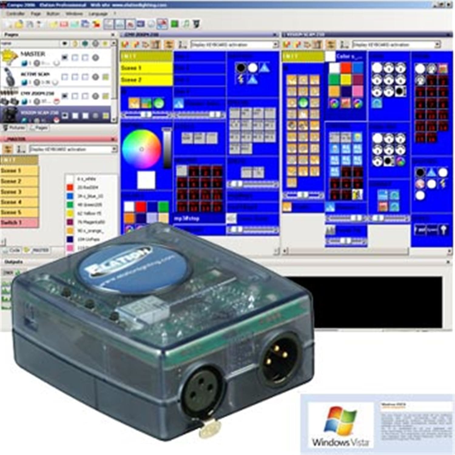Elation 1024EC Compu Live Software and Interface