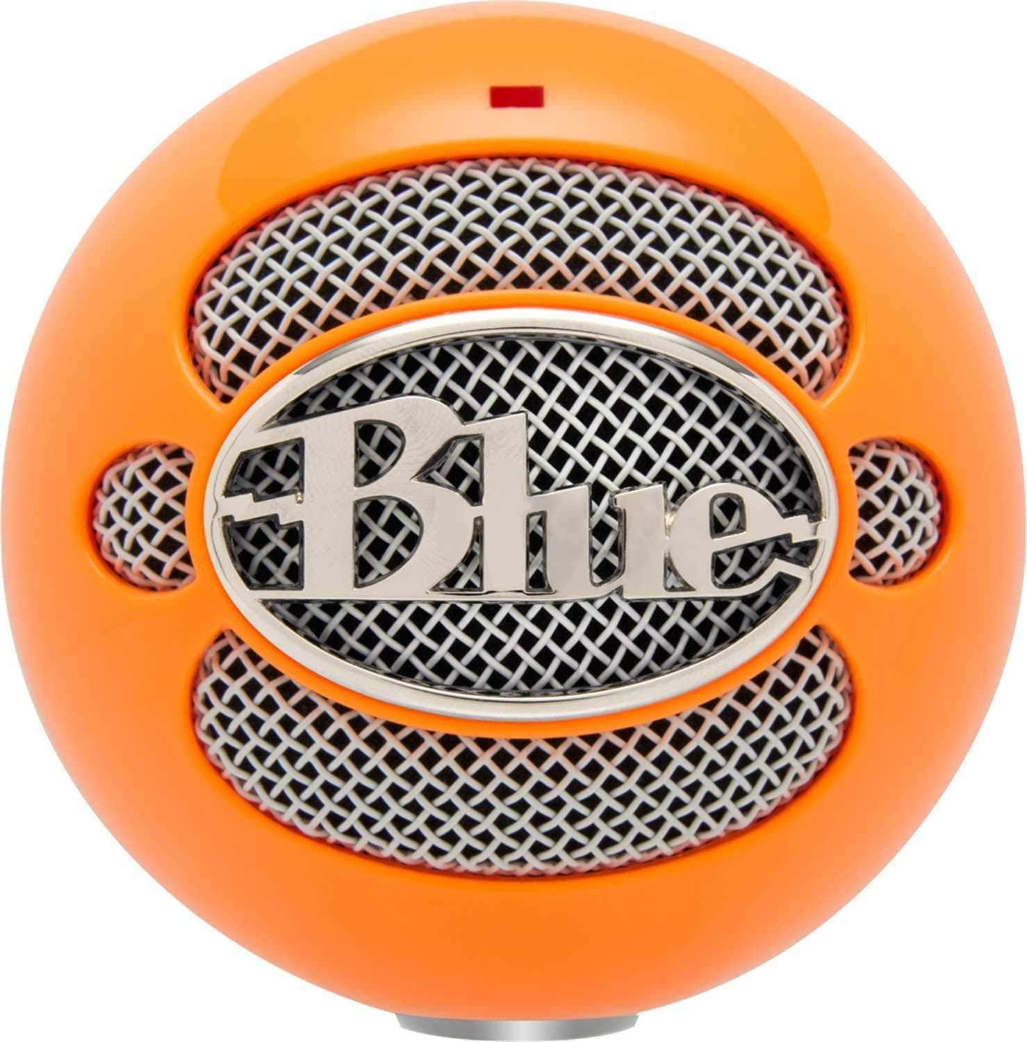 Blue Snowball Pack USB Mic Stand Cable Neon Orange | Solotech