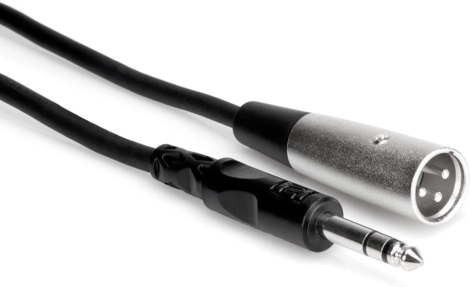 Hosa STX-102M 1/4 TRS to XLR (M) 2 Foot Cable