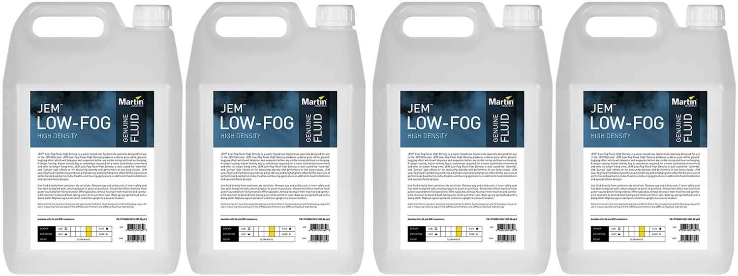 Martin JEM High Density Low-Fog Fluid 4x5L