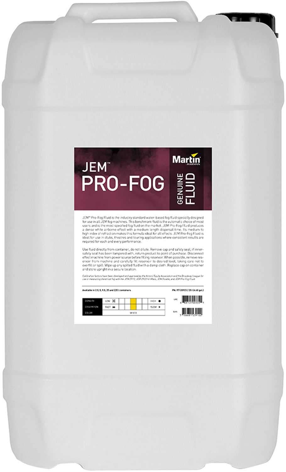 Martin JEM Pro-Fog Fluid 25L – Solotech