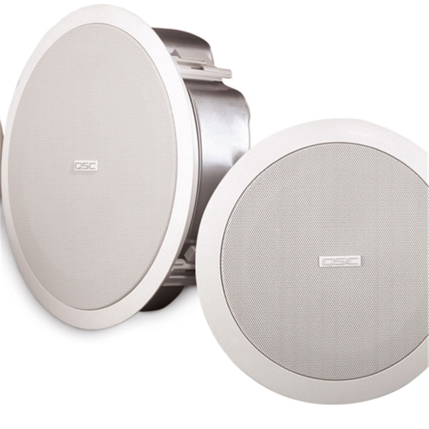 QSC AD-C152STIn-Ceiling Recessed Speakers (Pair)