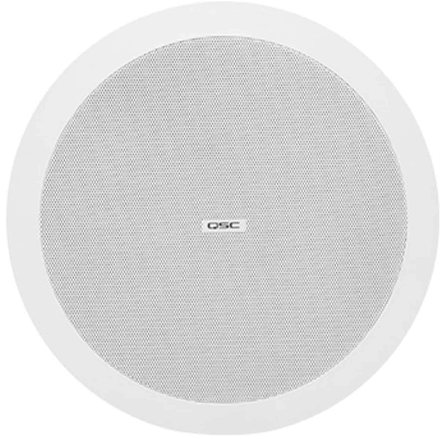 QSC AD-C4T-LP 4-Inch Two-way Low-profile White Speaker