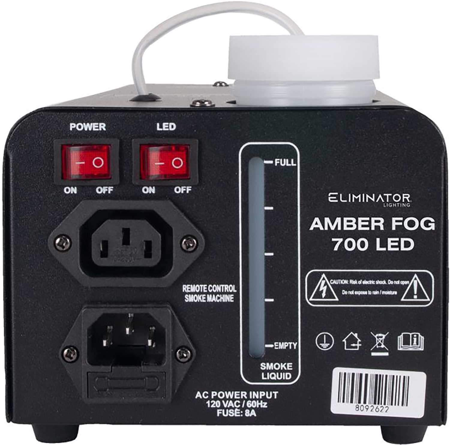 Eliminator Amber Fog 700 Fog Machine with 3x3W LEDs