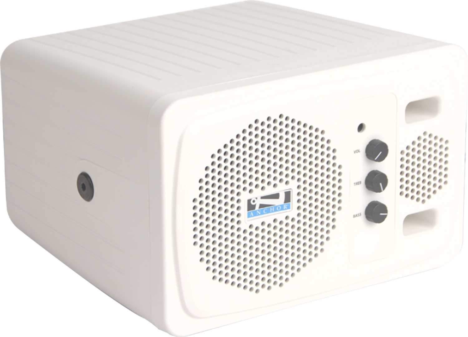 Anchor Powered Monitor with Remote Control (White)