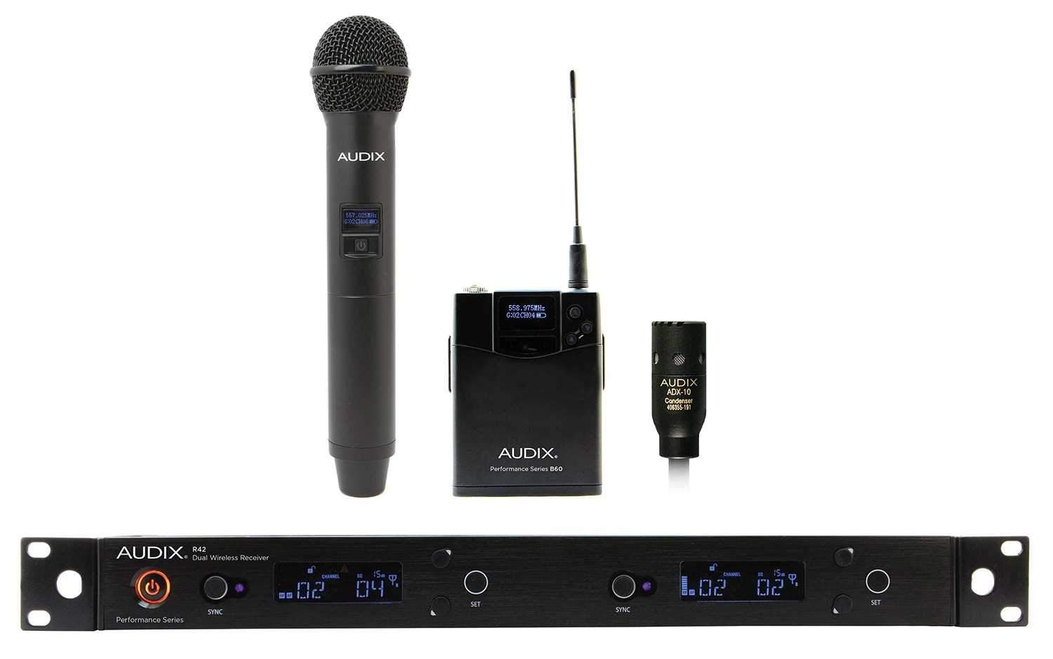 Audix AP42 C210 Dual Ch Combo Wireless System