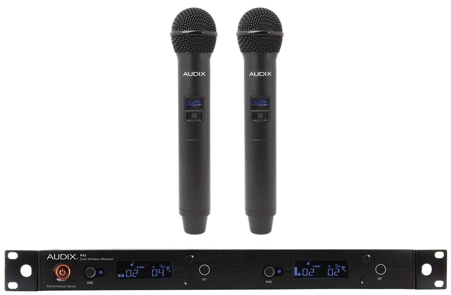 Audix AP42 OM2 Dual Ch Handheld Wireless Mic Set