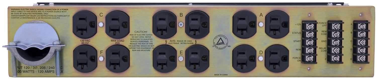 Furman ASD-120 6-Channel Power Distributor