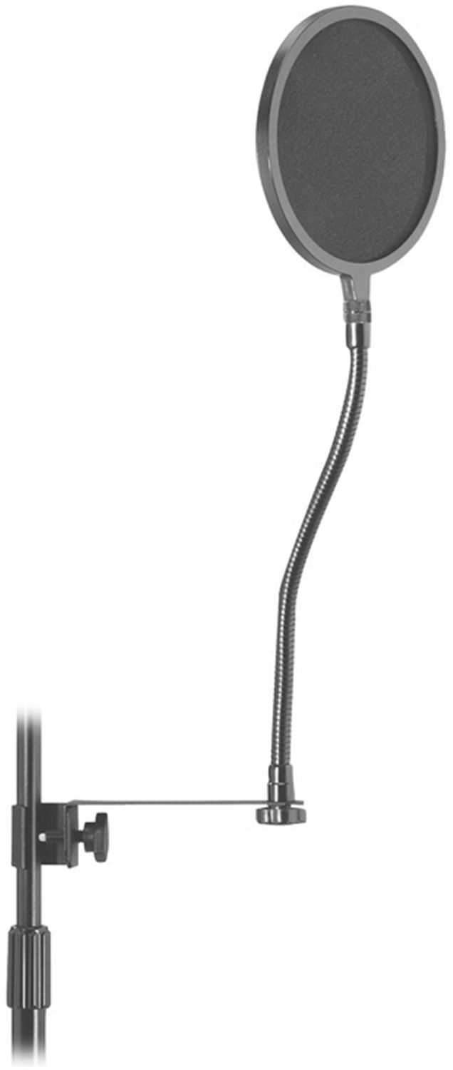 On-Stage ASVS6-GB 6-Inch Gooseneck Clamp Pop Filter