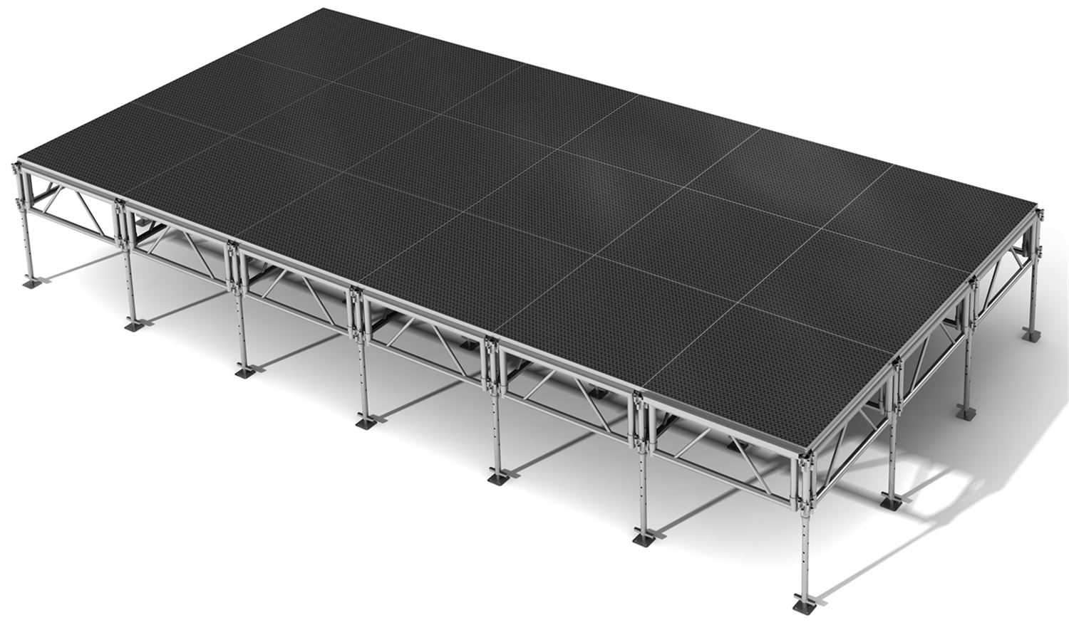 All Terrain ATSTAGE122448 12 Ft x 24 Ft Stage System - Industrial Finish